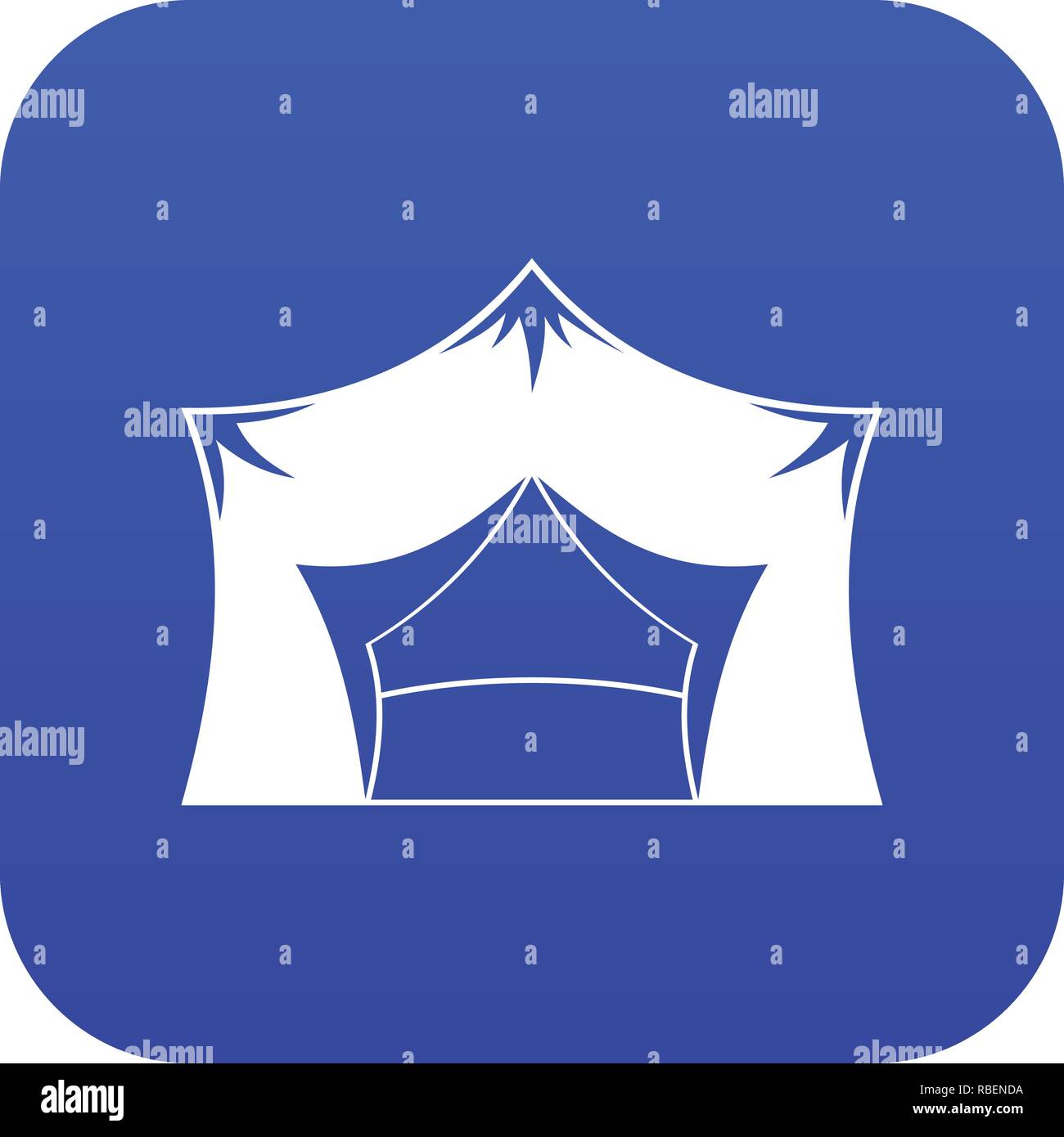 Awning tent icon digital blue Stock Vector Image & Art - Alamy