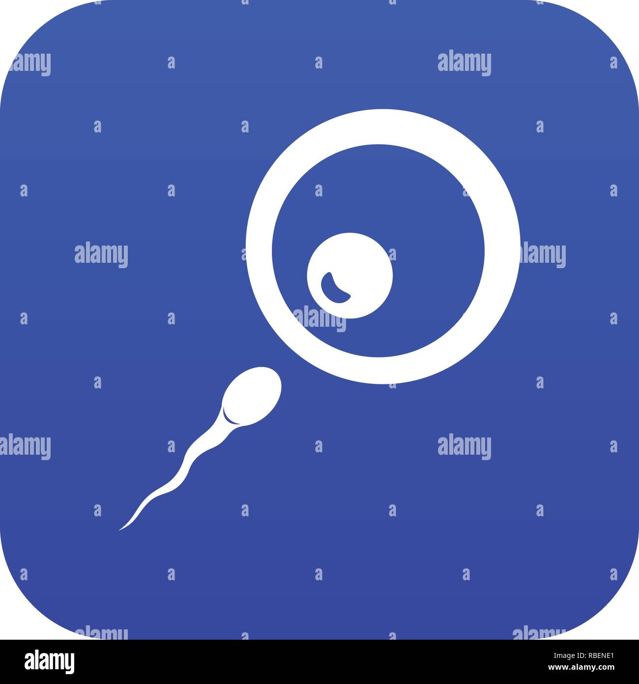 Donor sperm icon digital blue Stock Vector Image & Art - Alamy