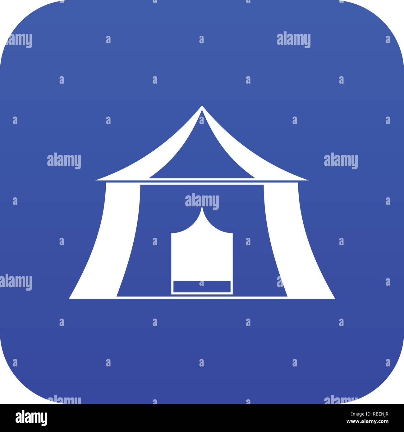 Hiking pavilion icon digital blue Stock Vector Image & Art - Alamy