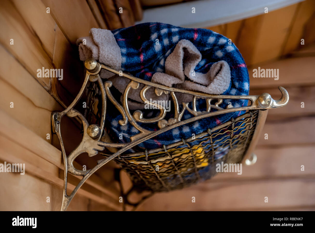 Luggage rack on West Coast Wilderness Railway Stock Photo - Alamy