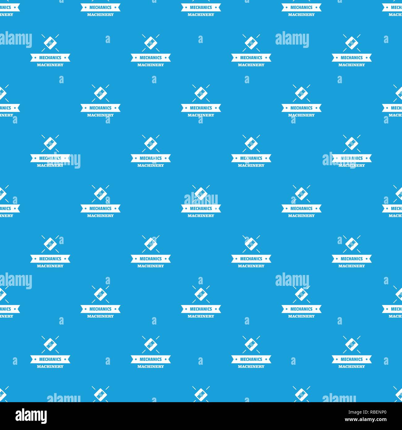 Work machinery pattern vector seamless blue Stock Vector Image & Art ...