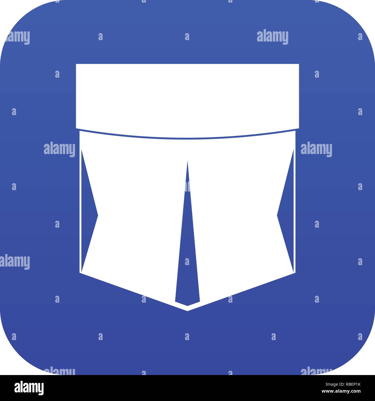Pocket icon digital blue Stock Vector Image & Art - Alamy