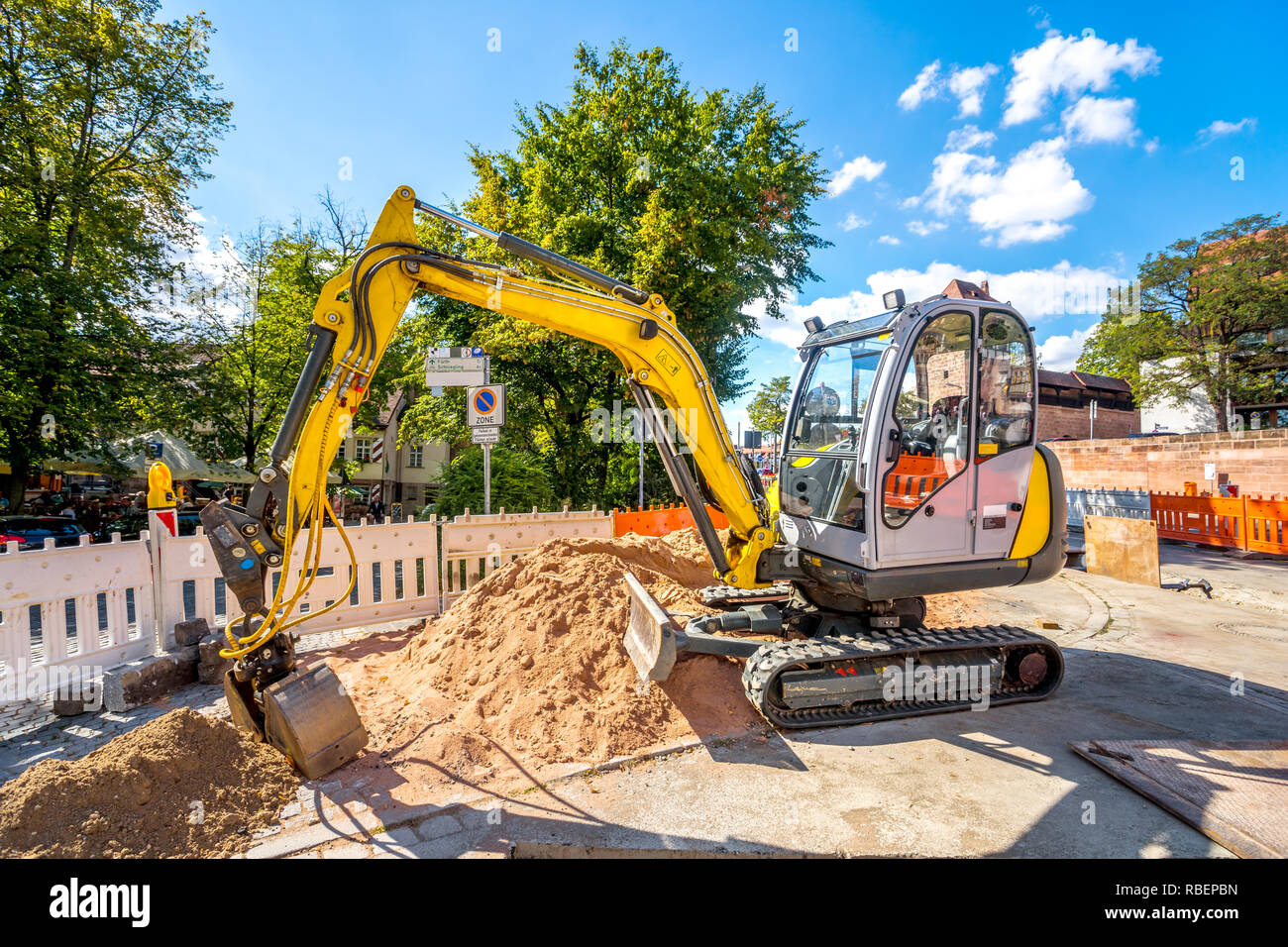 Road, Construction, site Stock Photo - Alamy