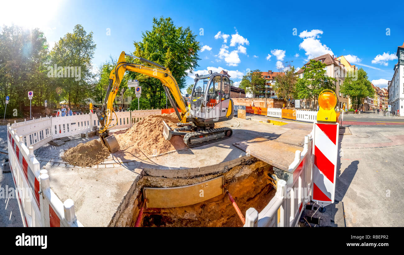 Road, Construction, site Stock Photo - Alamy