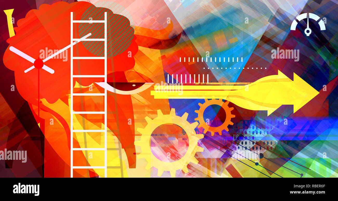 Business Goals - Illustration as JPG File Stock Photo - Alamy