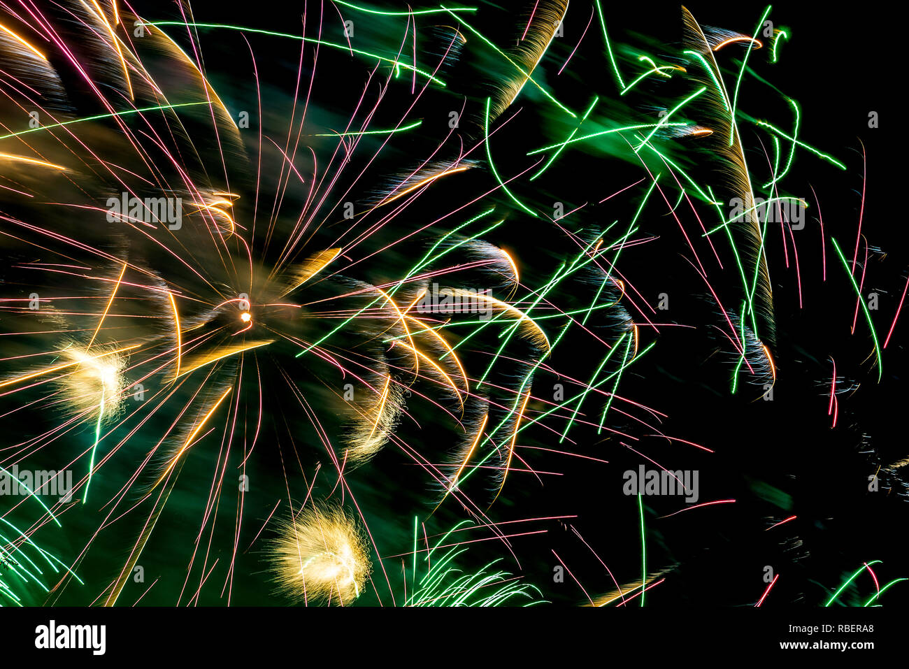 Himley Hall Fireworks 2016 Stock Photo - Alamy