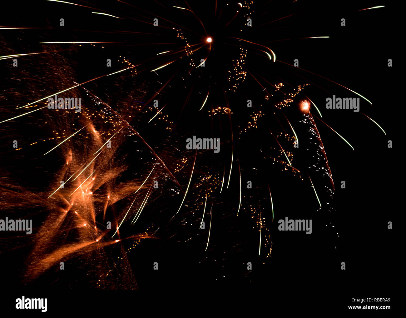 Himley Hall Fireworks 2016 Stock Photo - Alamy