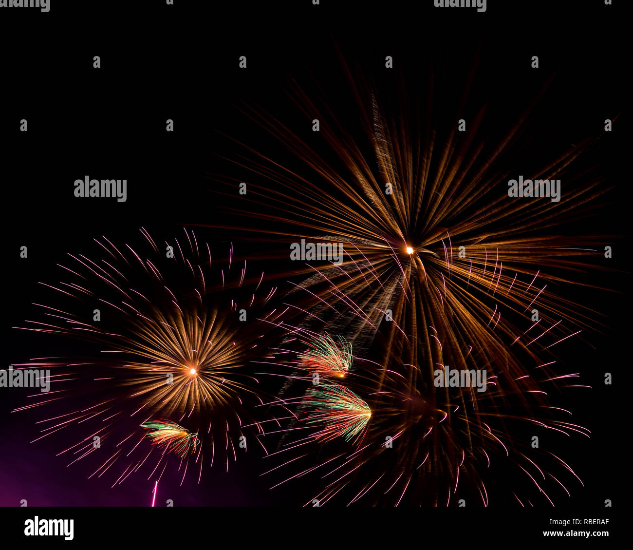 Himley Hall Fireworks 2016 Stock Photo - Alamy