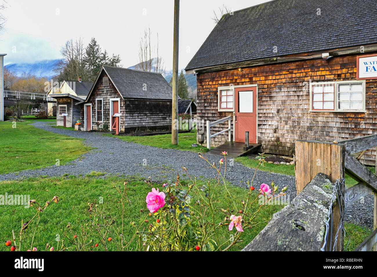 Heritage buildings, Kilby Historic Site, Harrison Mills, British ...