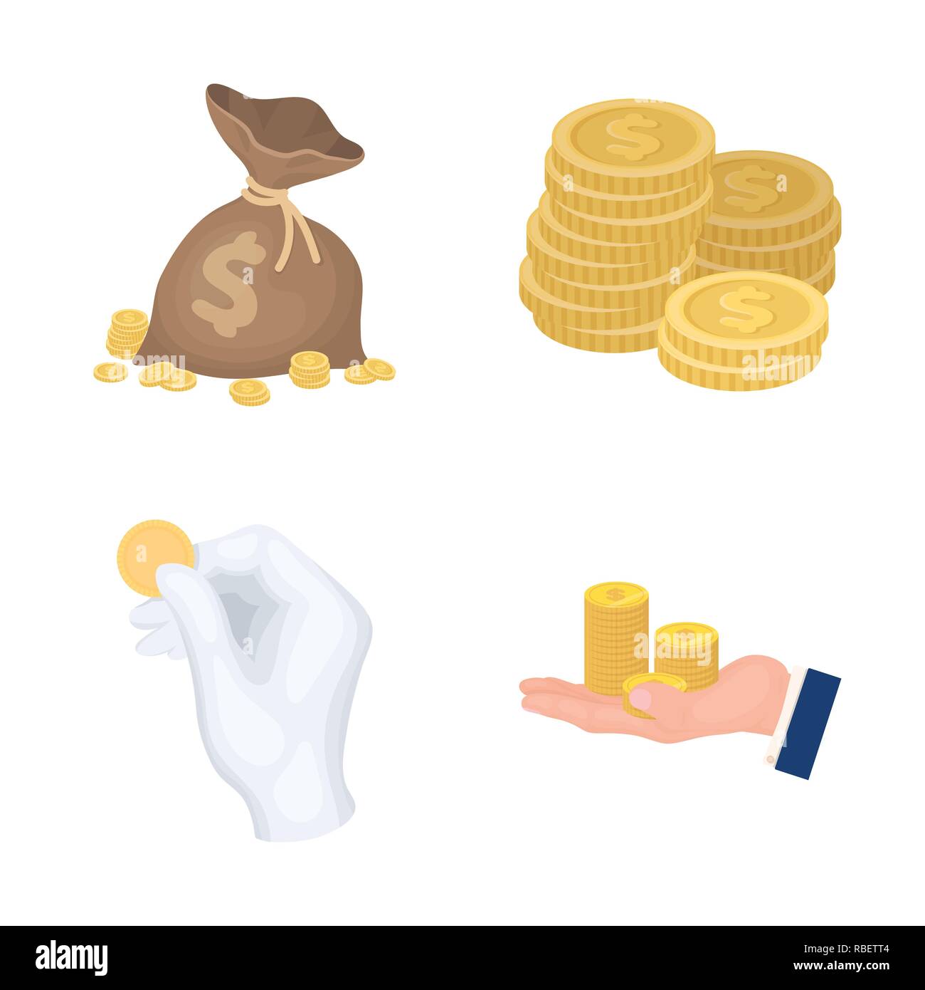 stack,flat,bonus,euro,earnings,bag,arm,coin,treasure,gold,money,bank ...