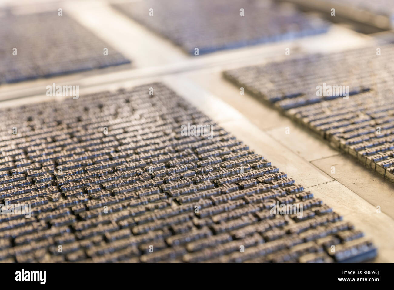 letterpress, printing plates Stock Photo - Alamy