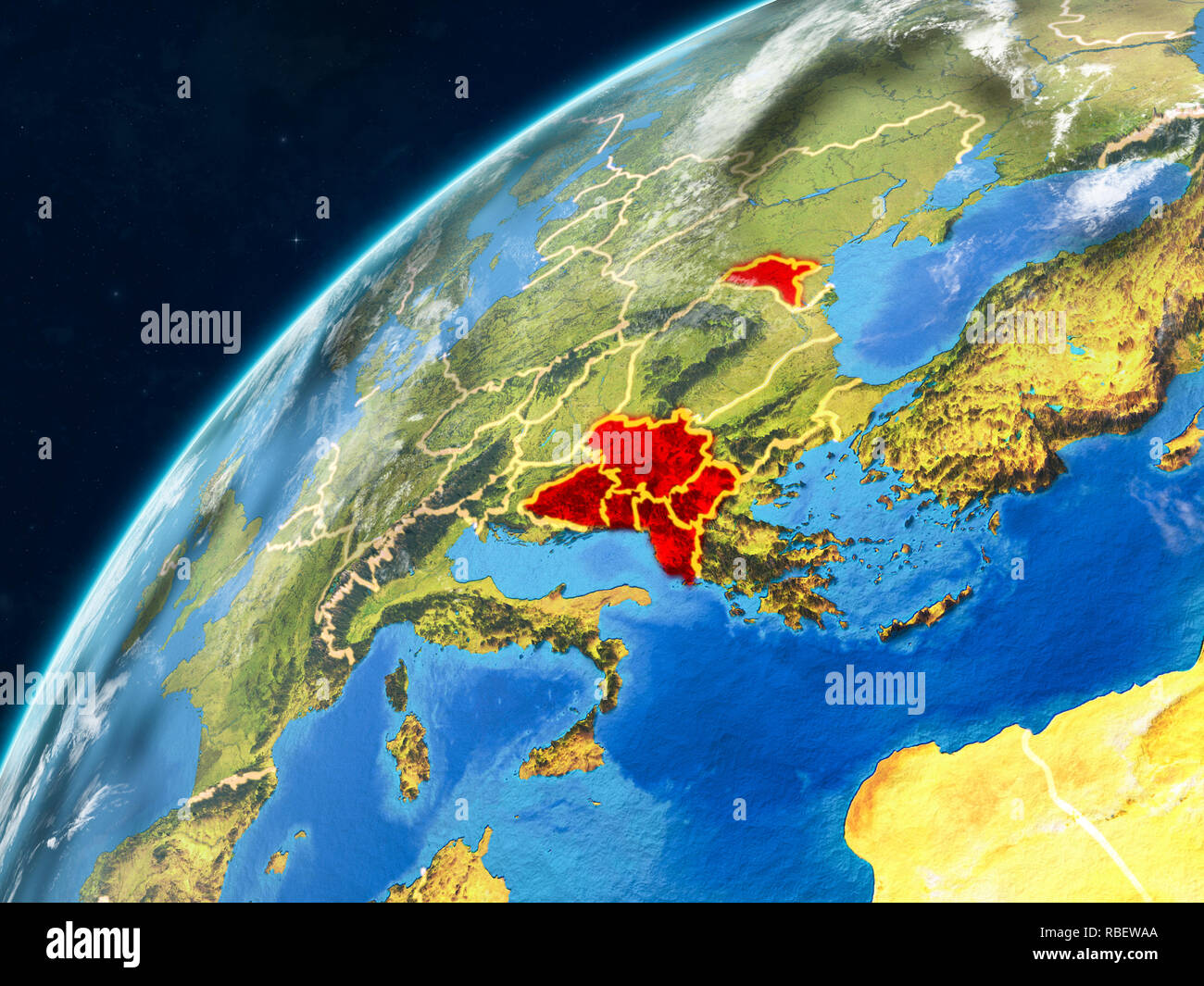 Cefta countries on globe hi-res stock photography and images - Alamy