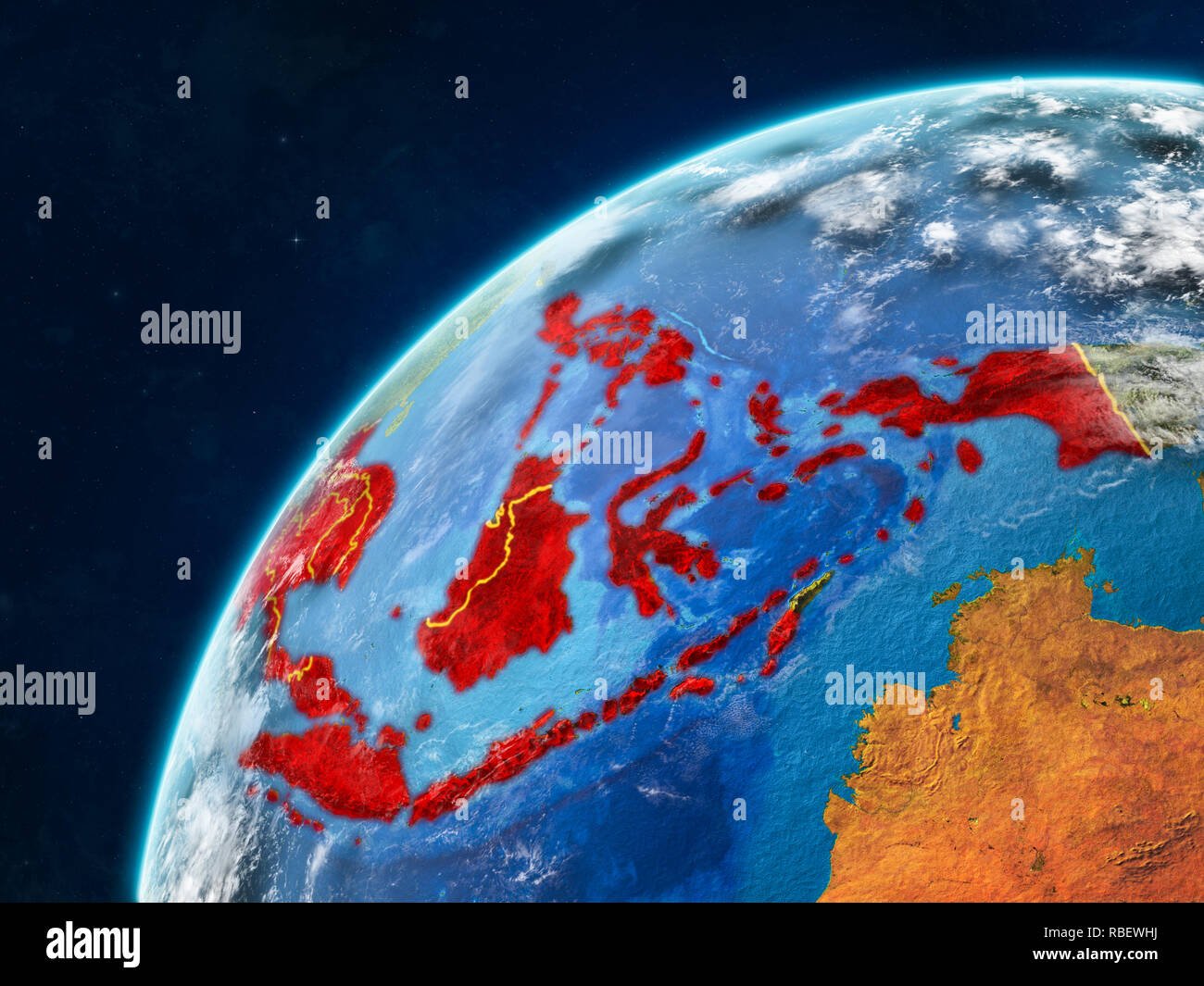 Asean map hi-res stock photography and images - Alamy