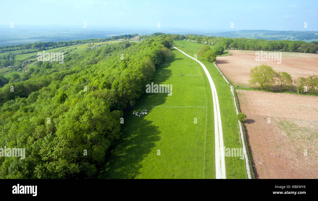 Cotswolds aerial view hi-res stock photography and images - Alamy