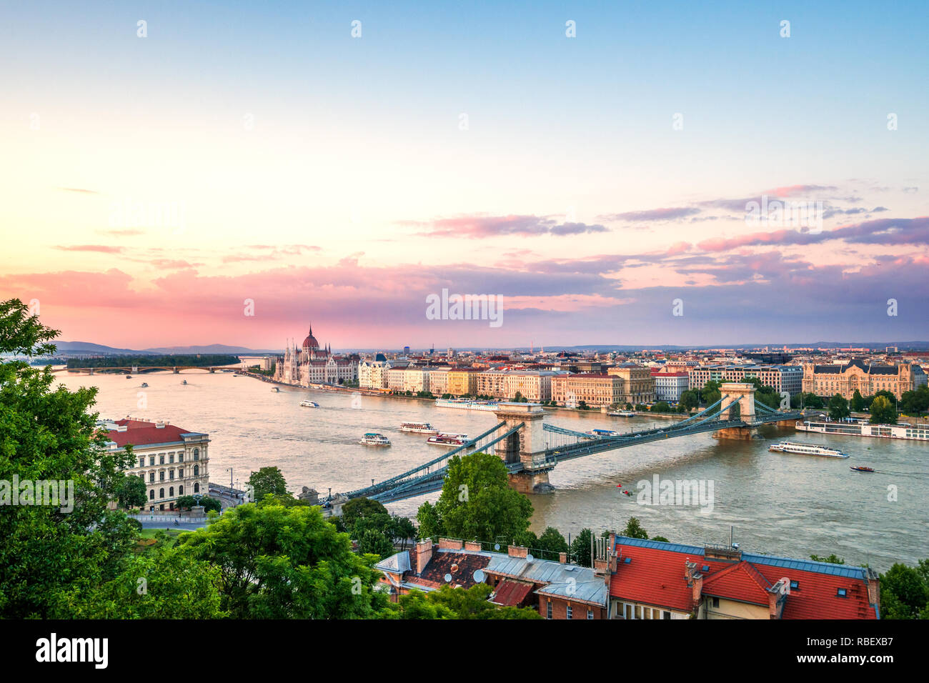 Parliament view in budapest hi-res stock photography and images - Alamy