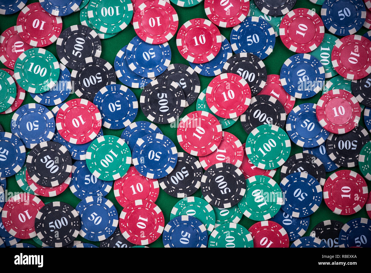 Poker chips full screen background Stock Photo - Alamy