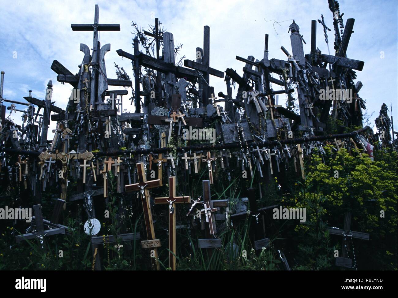 Hill of crosses, Kryžių kalnas,Šiauliai, lithuania Stock Photo - Alamy