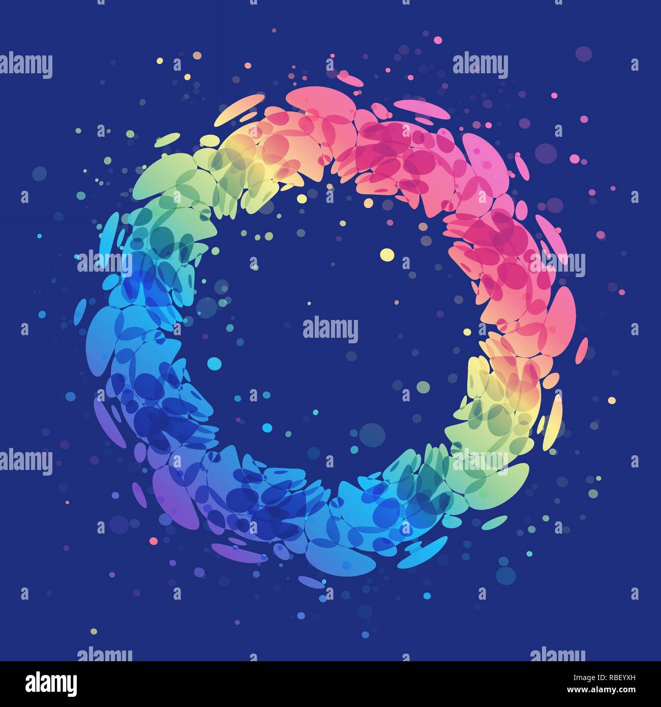 Ring shaped pattern Stock Vector Images - Alamy
