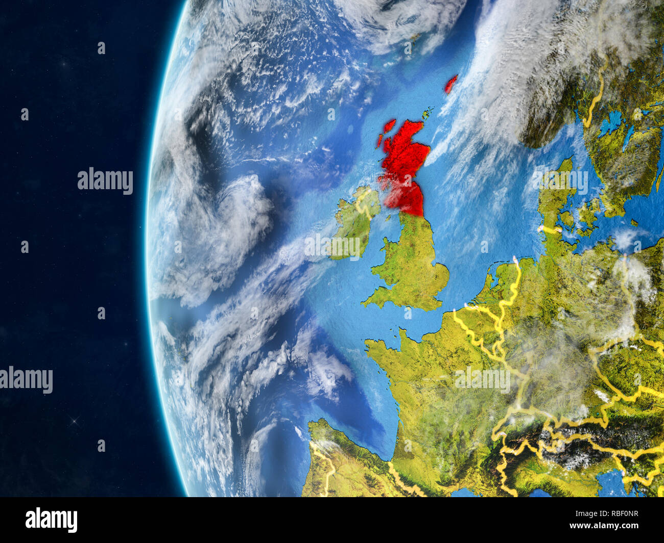Independent scotland map hi-res stock photography and images - Alamy