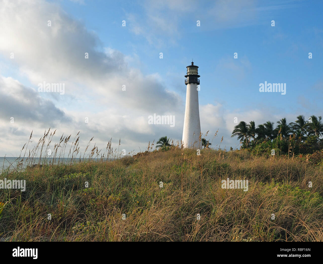 Cape Florida Lighthouse at Bill Baggs Cape Florida State Park in Key ...