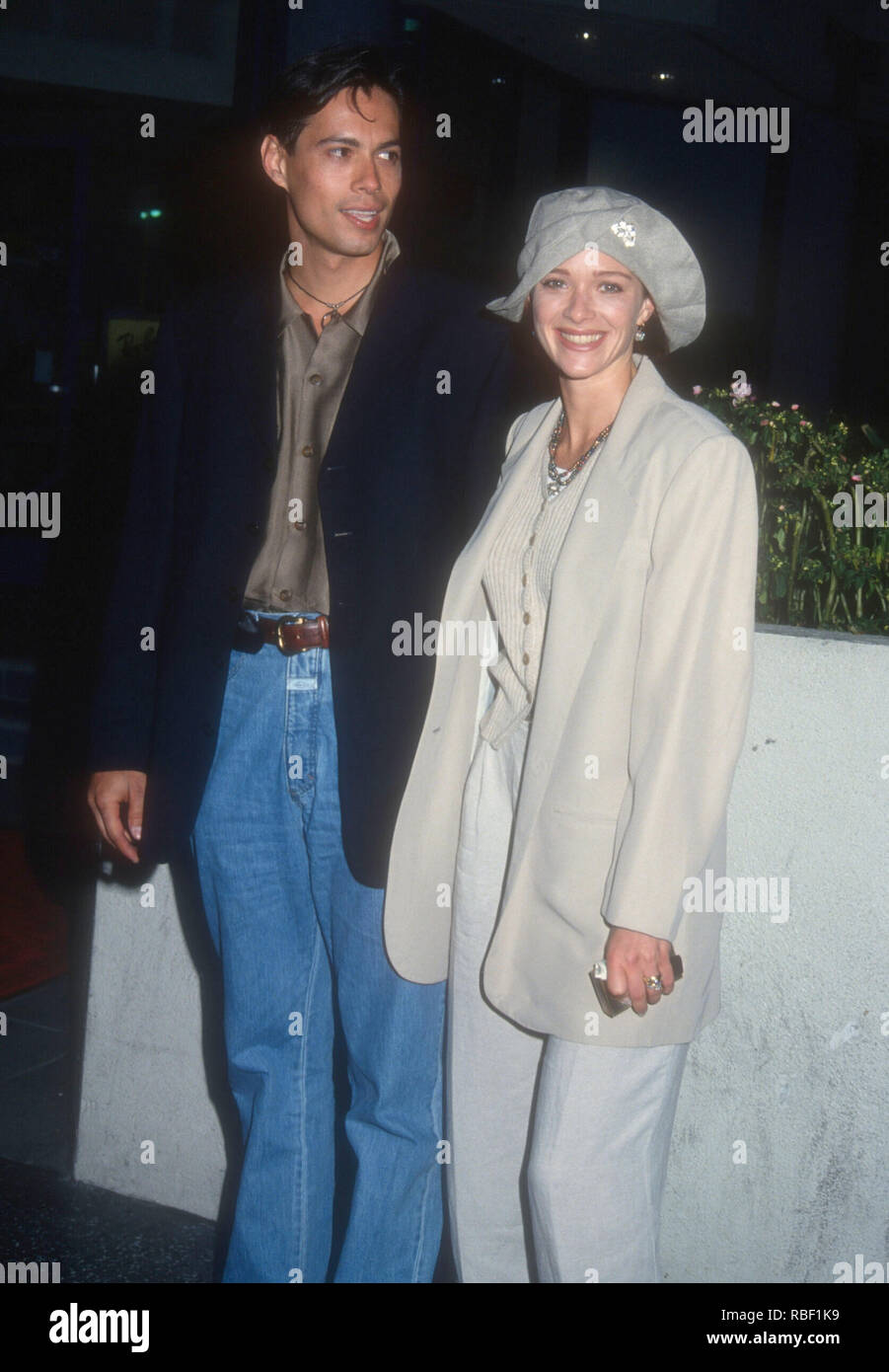 HOLLYWOOD, CA - AUGUST 09: Actor Danny Quinn and actress Lauren Holly ...