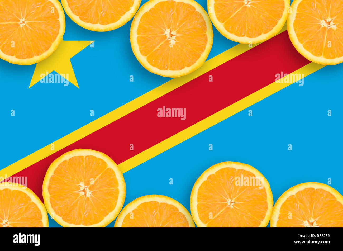 Congo flag in horizontal hi-res stock photography and images - Alamy