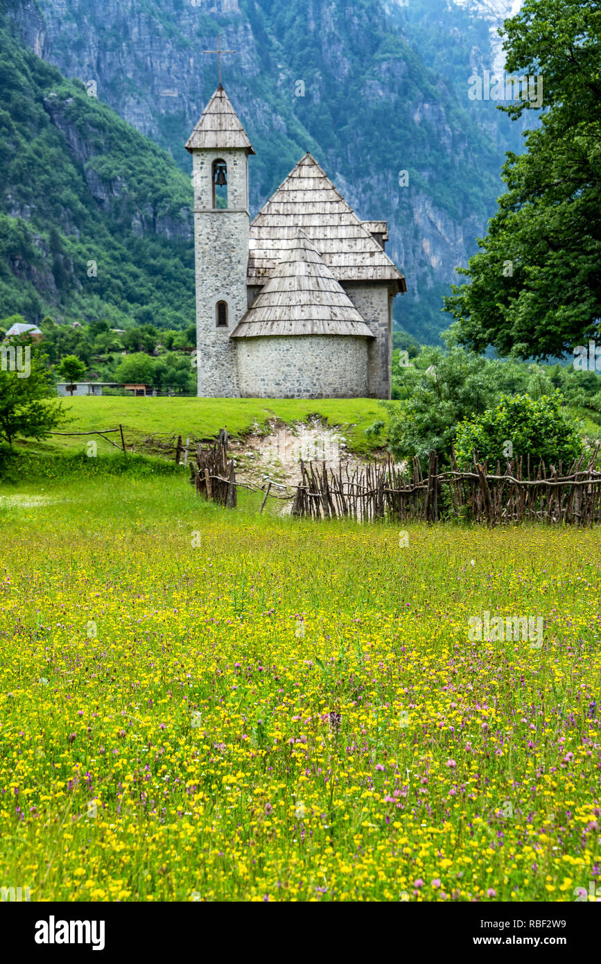 Theth church hi-res stock photography and images - Alamy