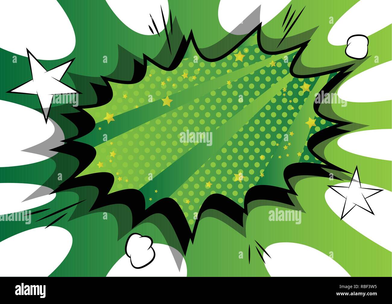 Green Explosion Background