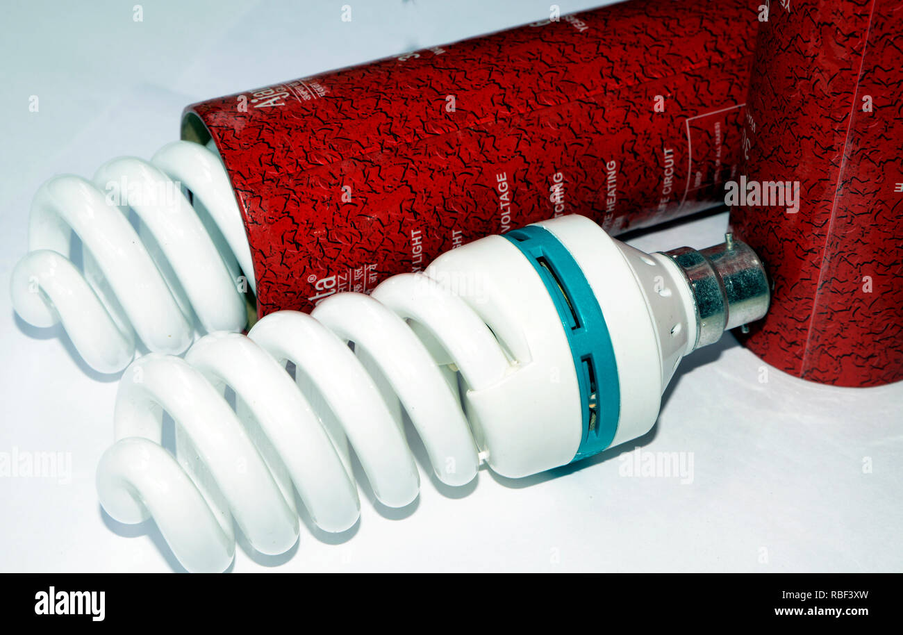 Energy saving light bulb Stock Photo - Alamy