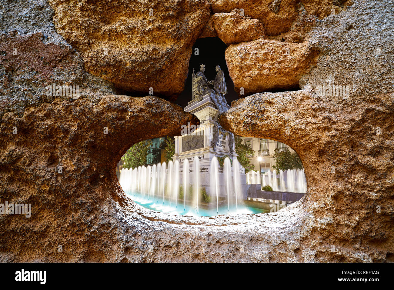 Alhambra window of Reyes catolicos Granada photo illustration Catholic ...