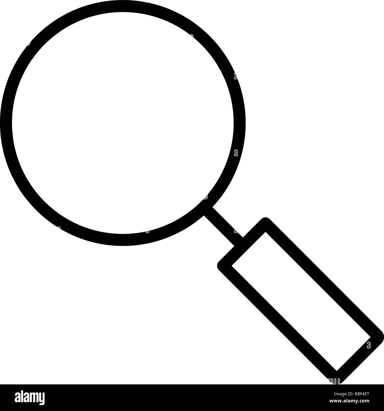 Vector Search Icon Stock Vector Image & Art - Alamy