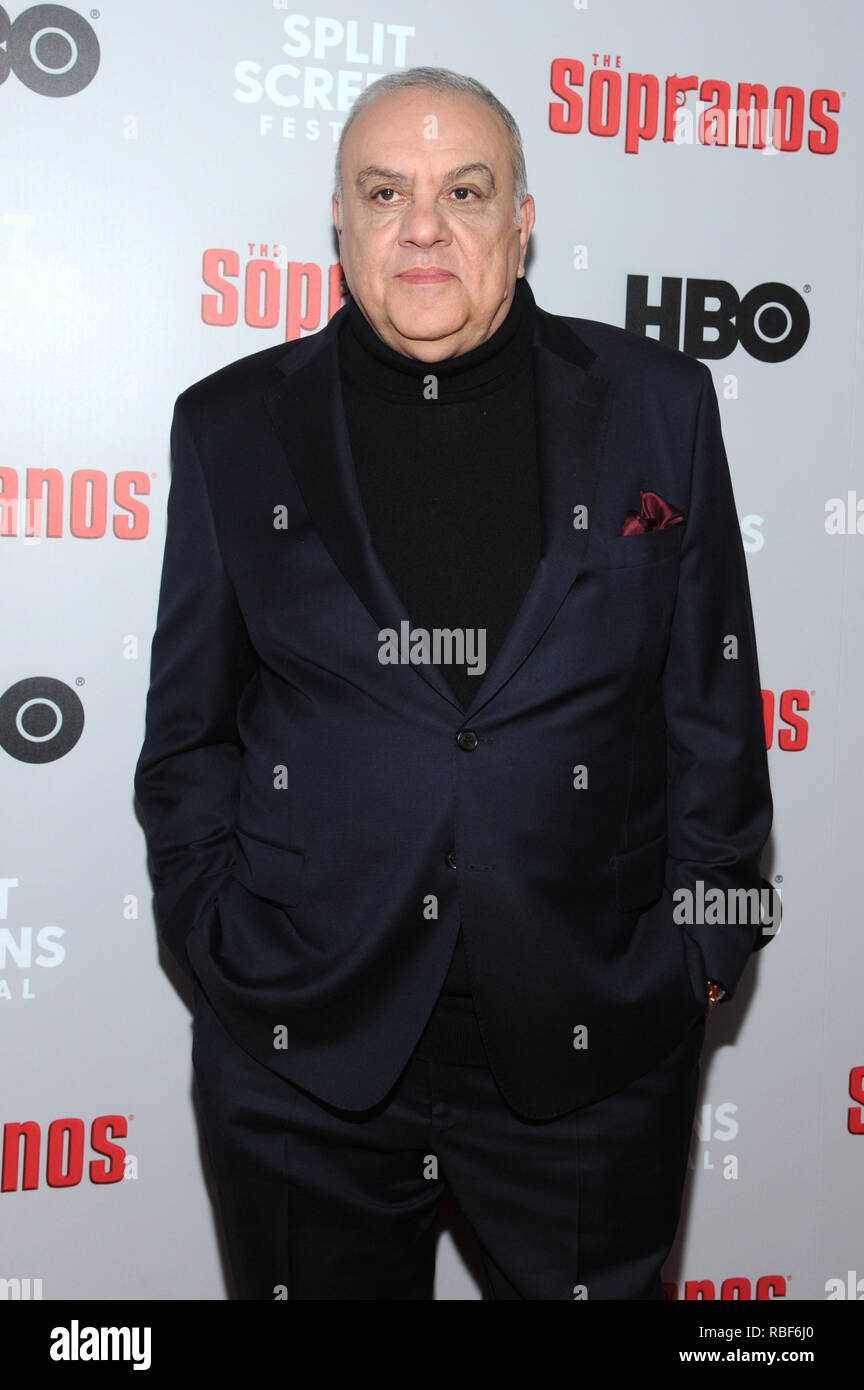 New York, NY, USA. 9th Jan, 2019. VIncent Curatola at HBO And Split ...