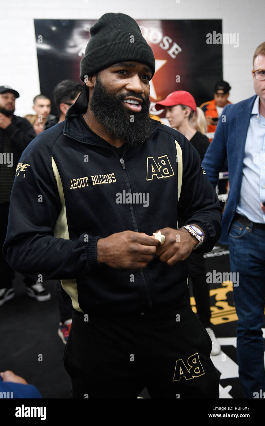 Van Nuys, Ca. 9th Jan, 2019. Adrien Broner at the Manny Pacquiao and ...