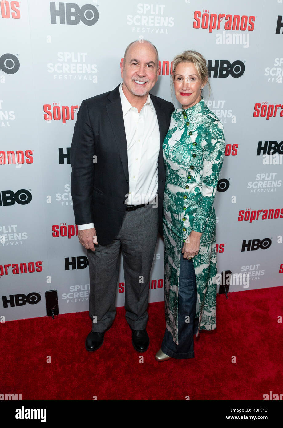 New York, NY - January 9, 2019: Terence Winter and Rachel Winter attend ...