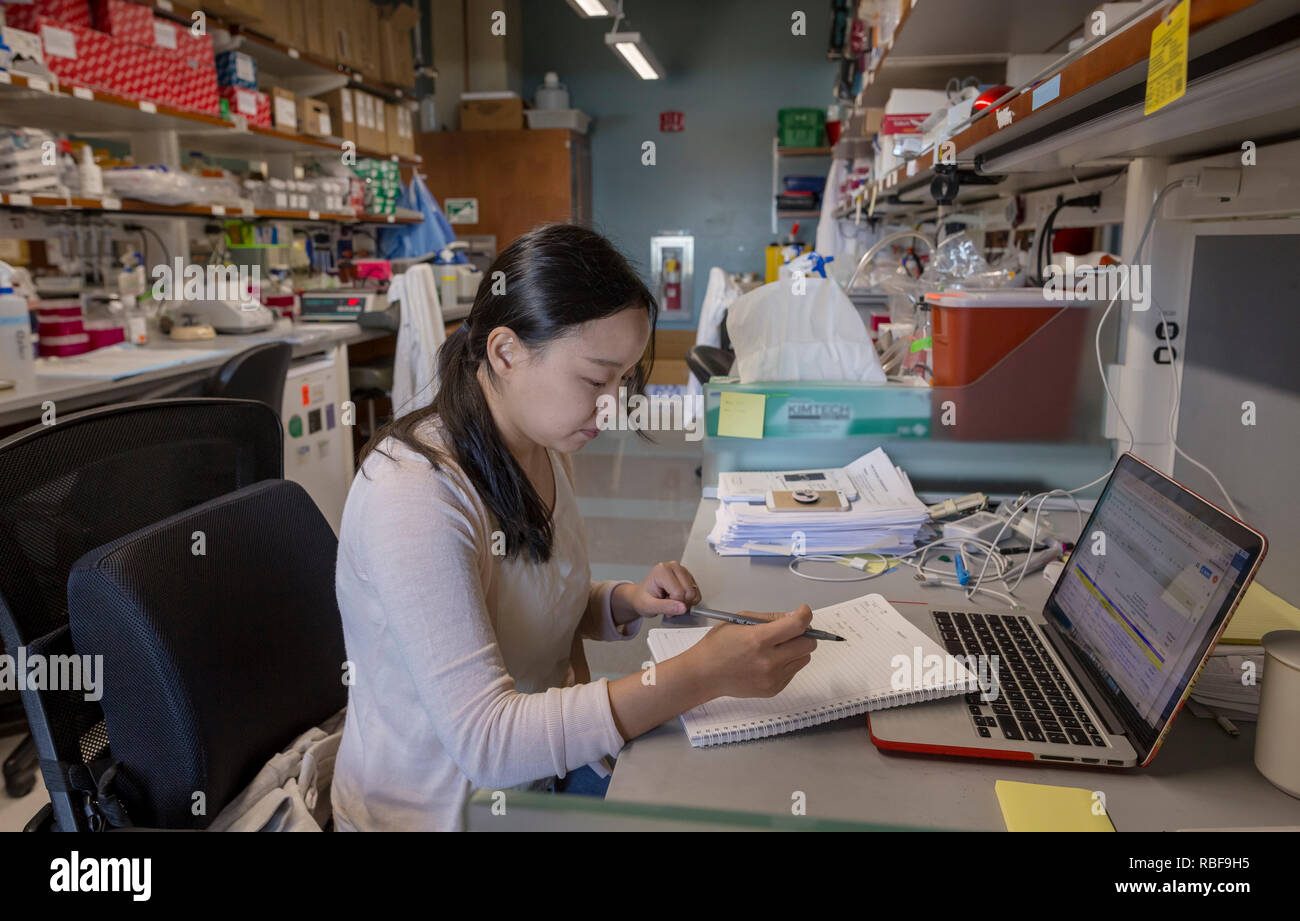 San Diego, California, USA. 9th Oct, 2018. -Researcher XIWEI SHAN plans ...