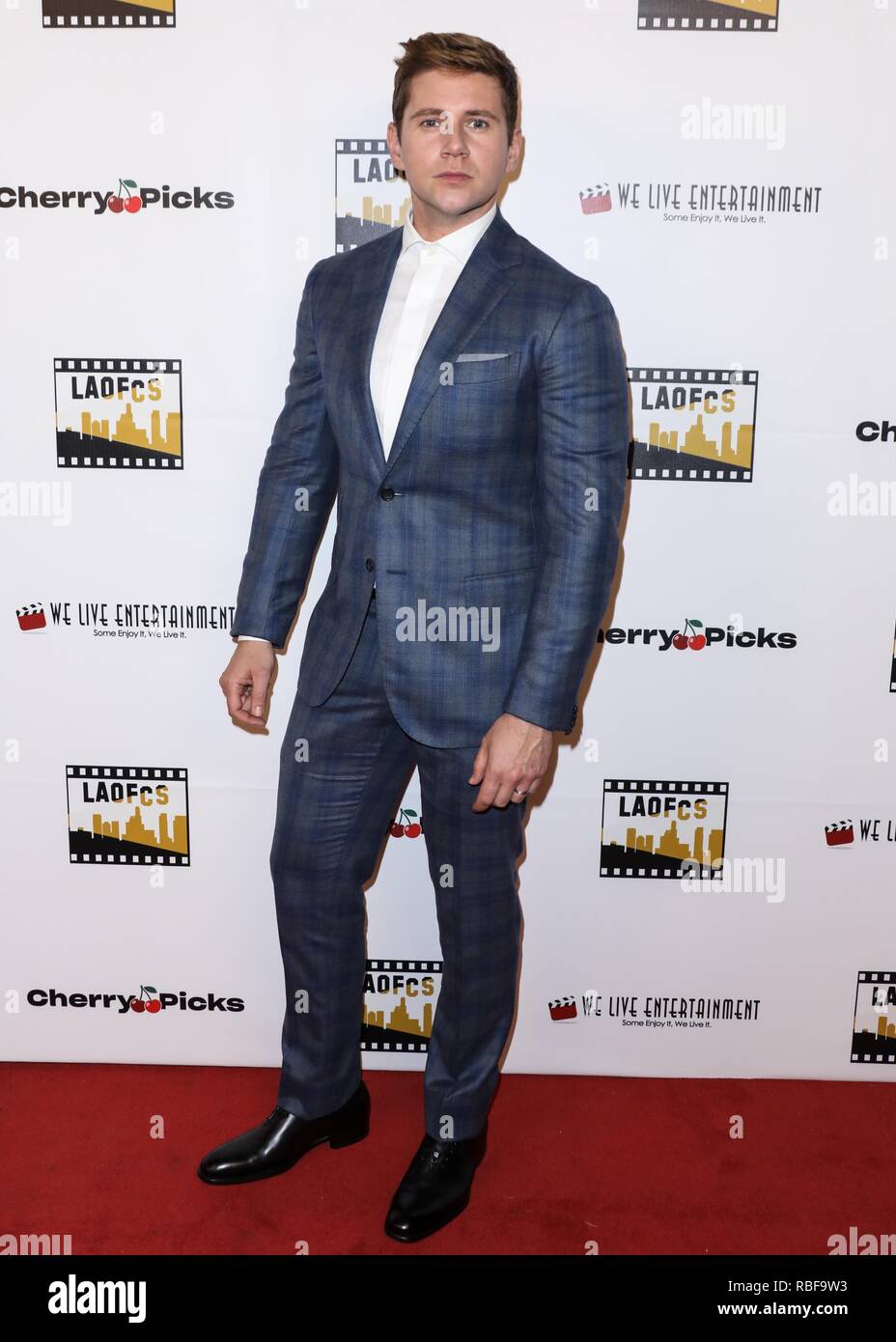 Los Angeles, California, USA. 9th January, 2019. Actor Allen Leech ...