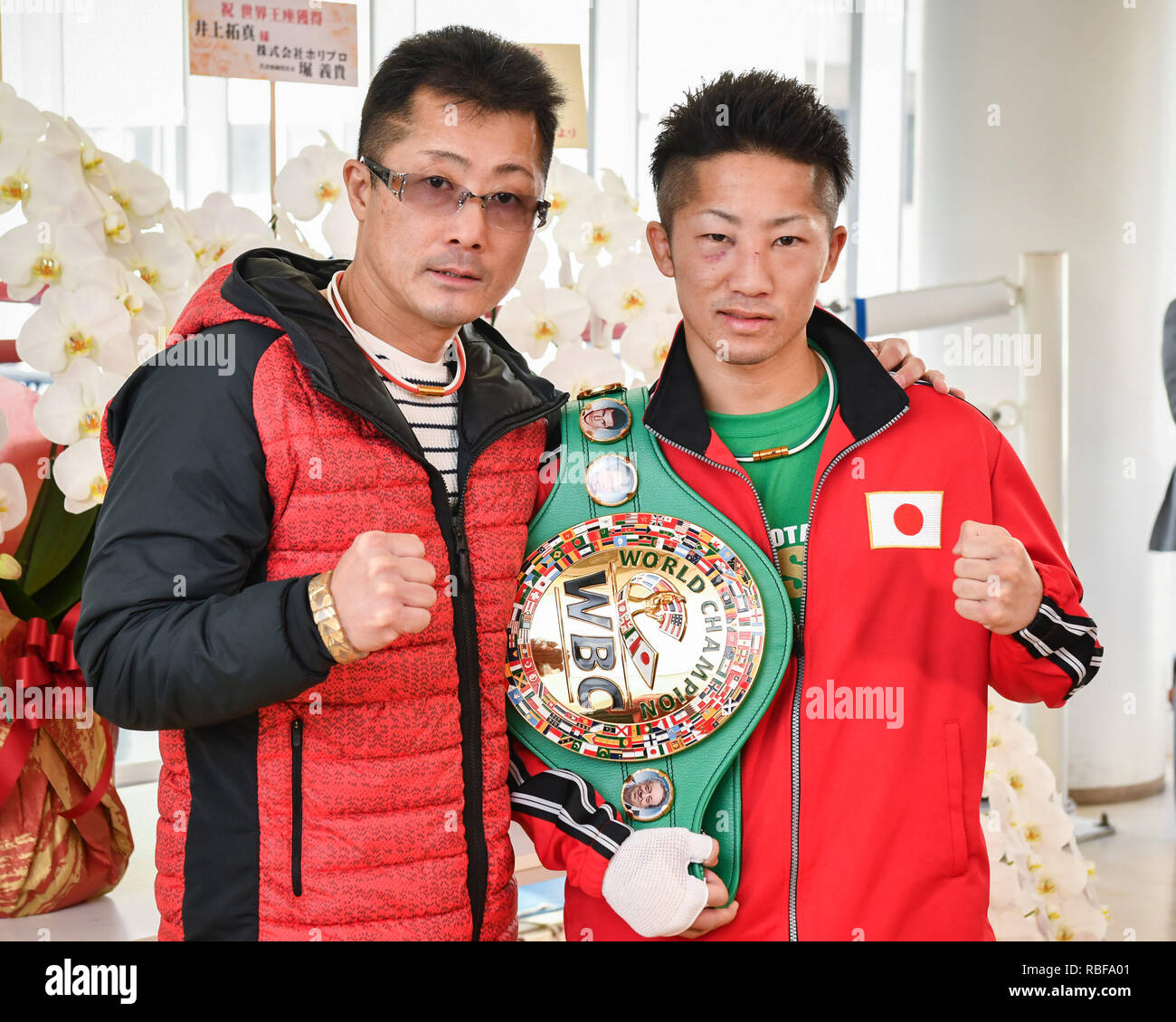 Yokohama, Kanagawa, Japan. 31st Dec, 2018. (L-R) Shingo Inoue, Takuma ...