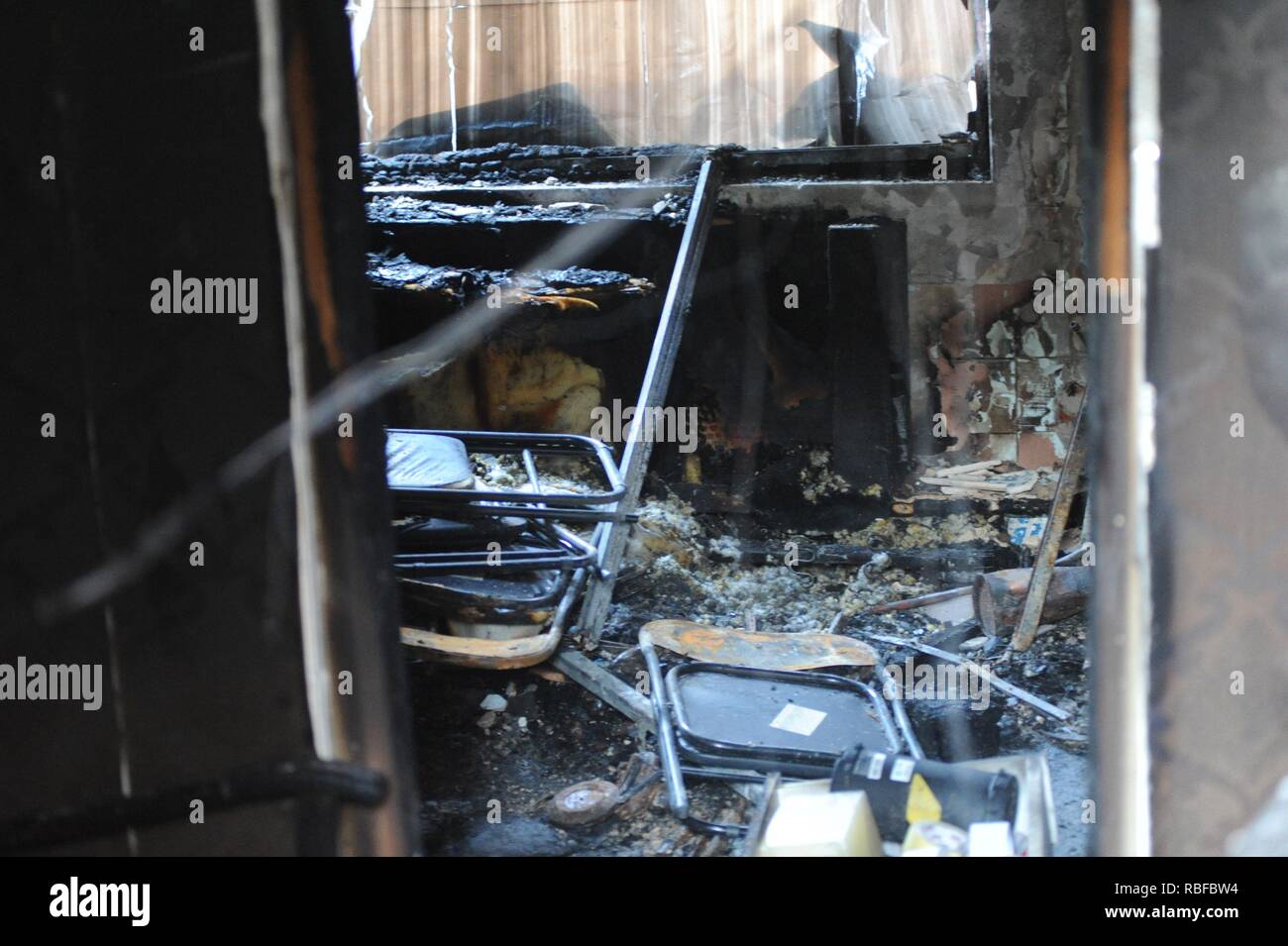 The interiour of the escape room where 5 teenage girls died in a fire ...