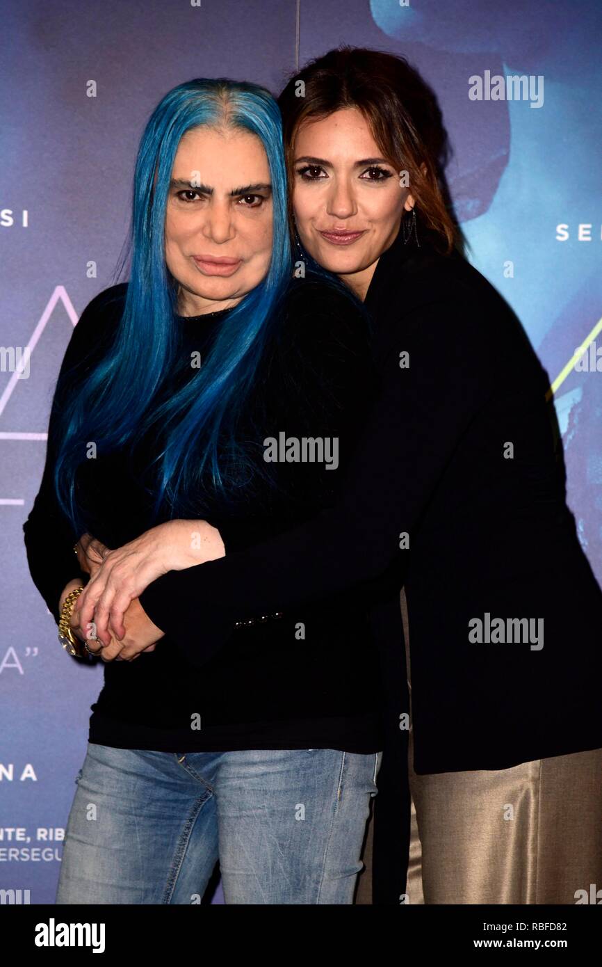 Presentation of Rai Uno fiction "Io sono Mia" In the photo: Loredana ...