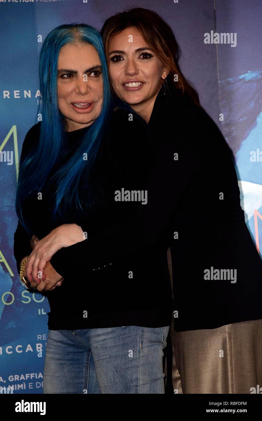 Presentation of Rai Uno fiction "Io sono Mia" In the photo: Loredana ...