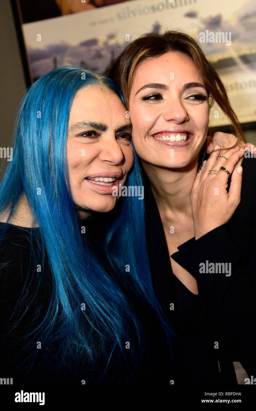 Presentation of Rai Uno fiction "Io sono Mia" In the photo: Loredana ...