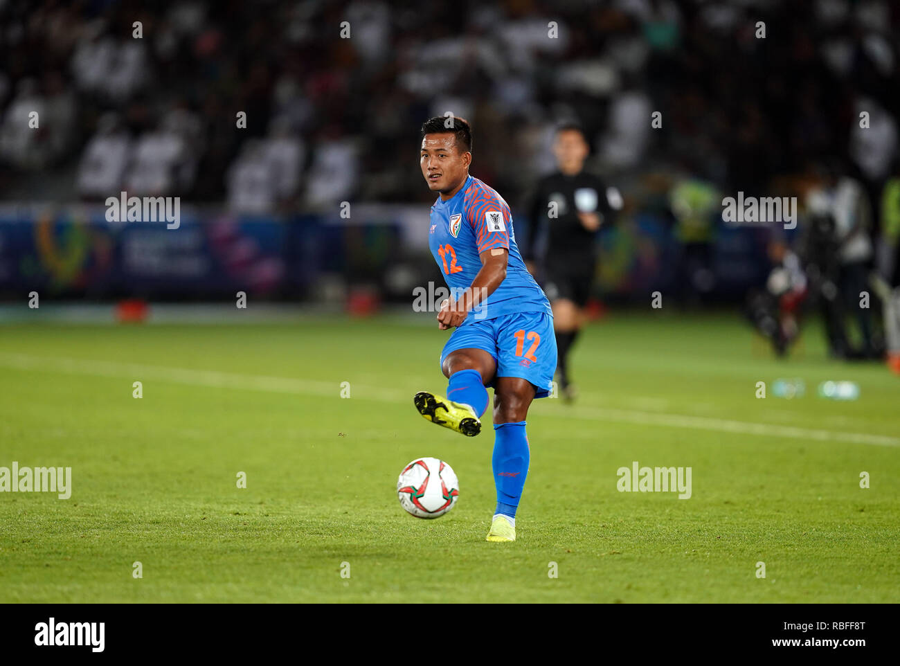 January 10, 2019 : Jeje Lalpekhlua of India during UAE v India at the ...