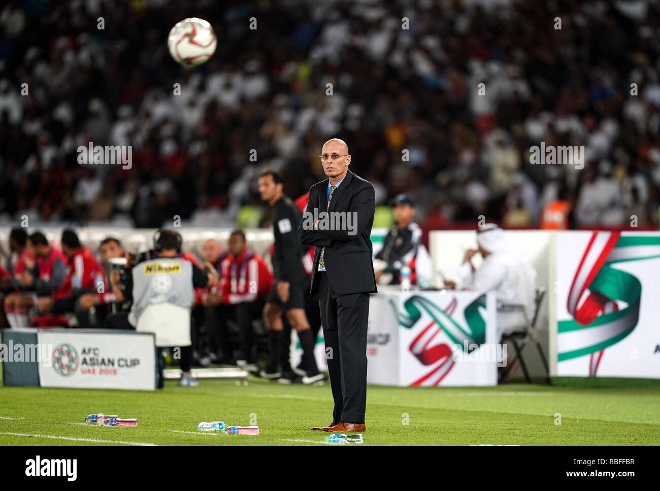 January 10, 2019 : Stephen Constantine, coach of India during UAE v ...