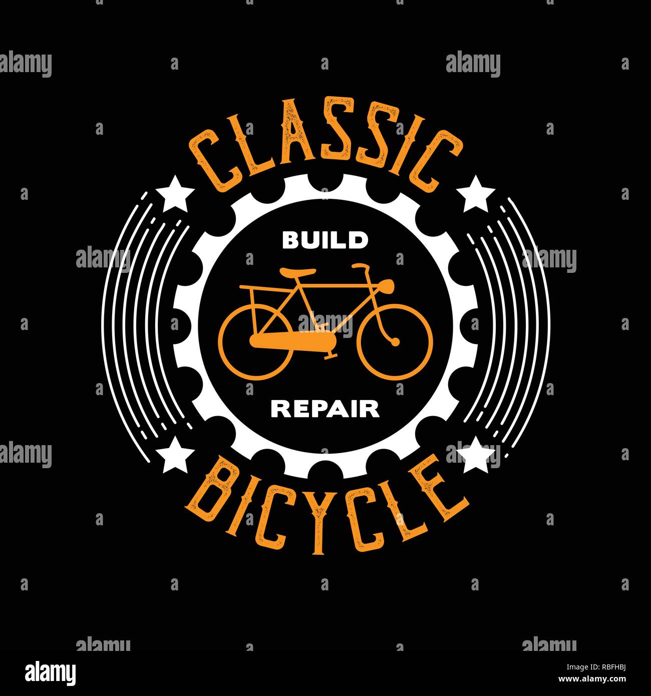 Bicycle repair sign Stock Vector Images - Alamy