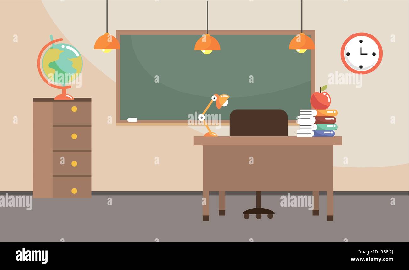 Elementary school classroom map Stock Vector Images - Alamy