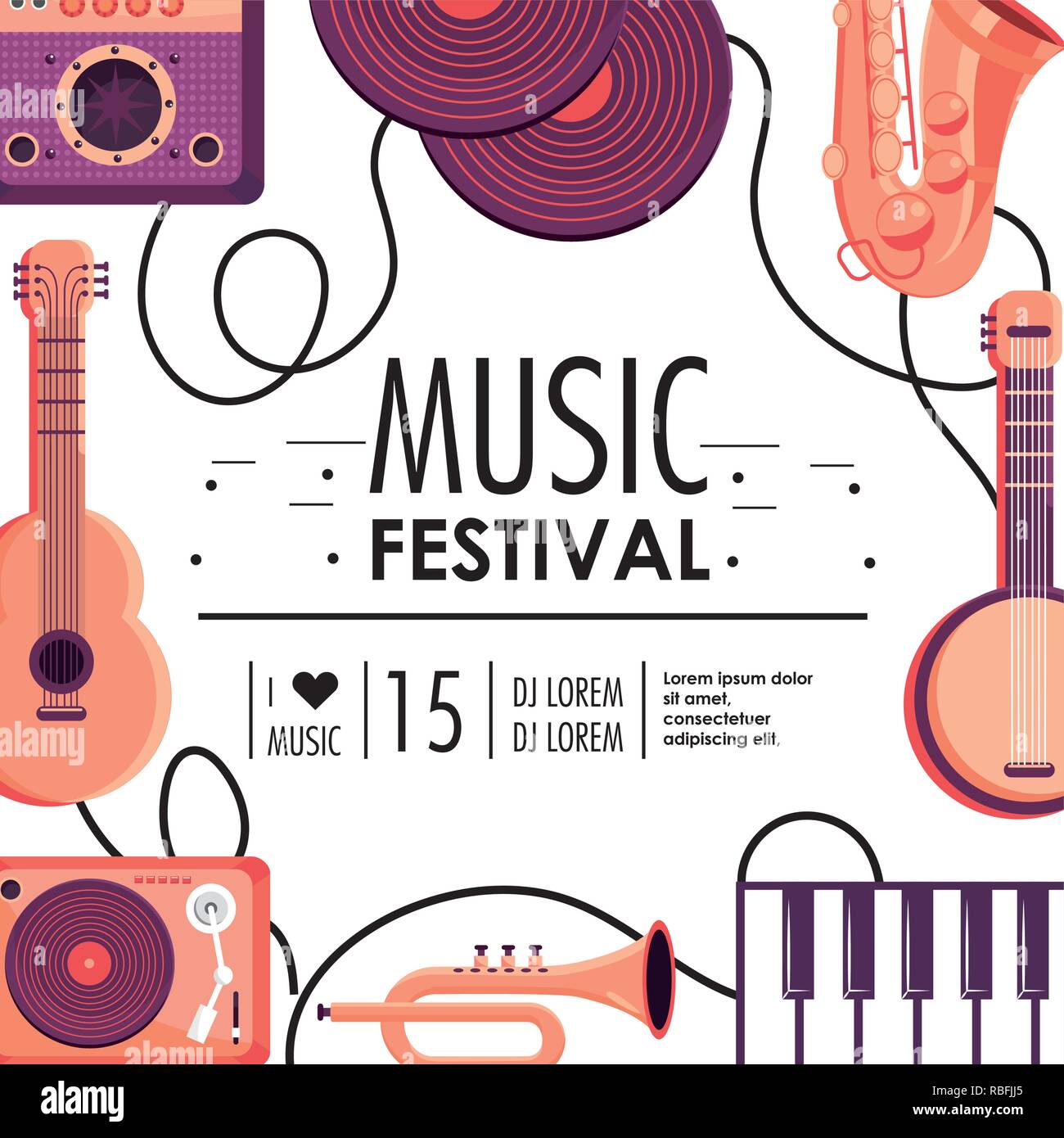 Culture musical club Stock Vector Images - Alamy