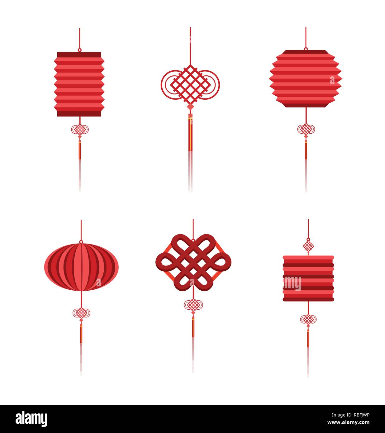 Chinese lampshade Stock Vector Images - Alamy