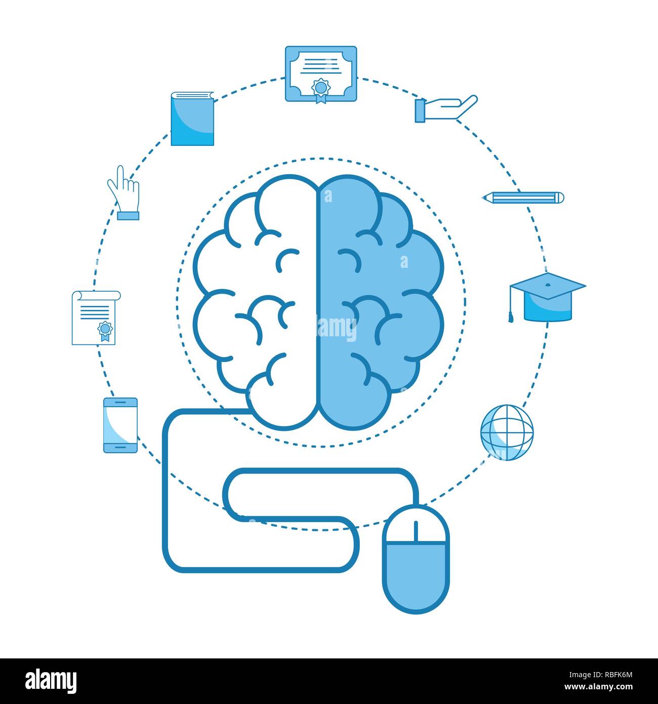 Graduation cap computer mouse hi-res stock photography and images - Alamy