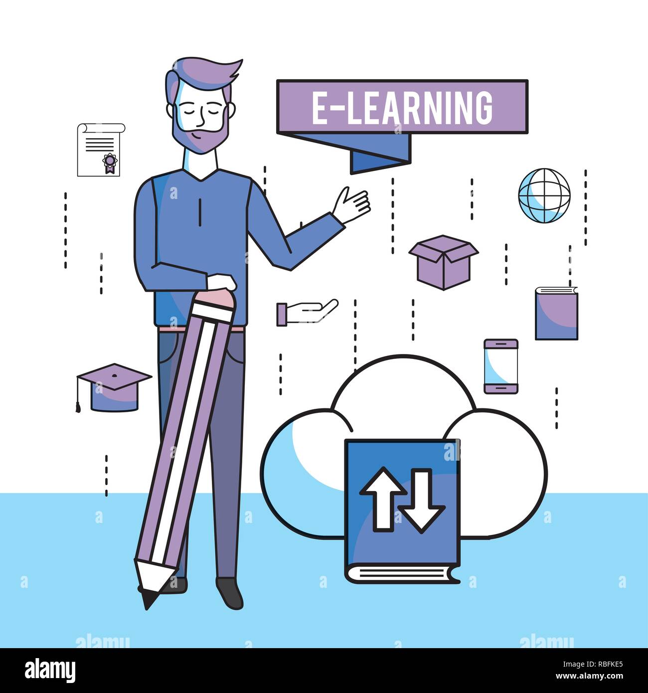 Study load Stock Vector Images - Alamy