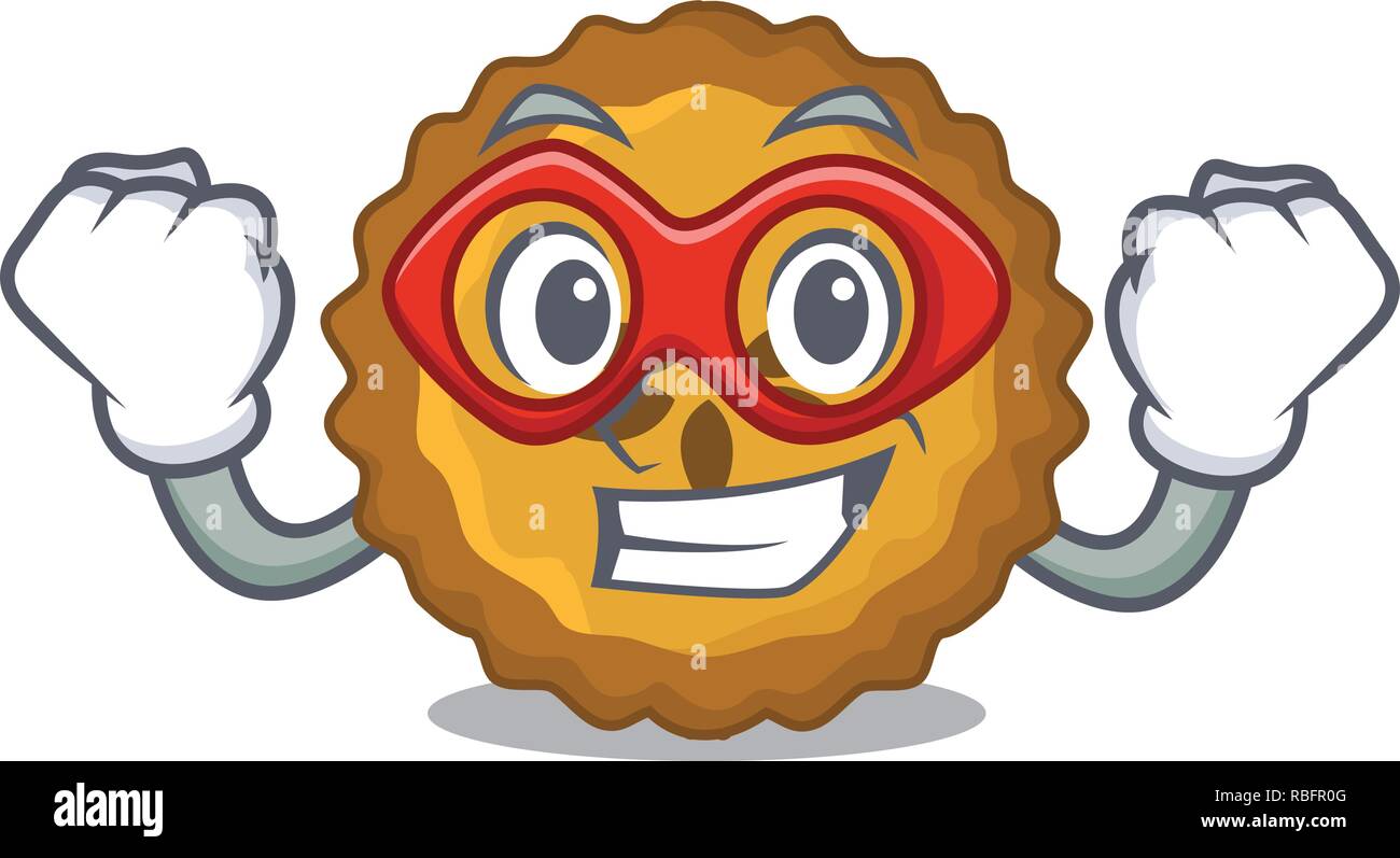 Super hero apple pie on a cartoon table Stock Vector Image & Art - Alamy